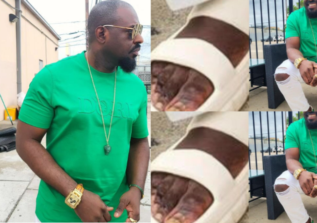 Jim Iyke Savagely Clapped Back At A Troll For Body Shaming His Feet