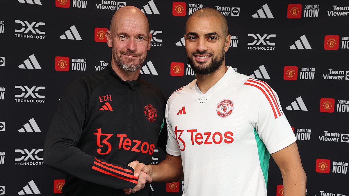 Manchester United Reveal The Shirt Number Sofyan Amrabat Will Wear At