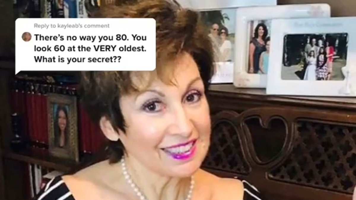 82-year-old grandma who 'looks 45' leaves reveals the beauty secrets ... 82-year-old grandma who 'looks 45' leaves reveals the beauty secrets ...