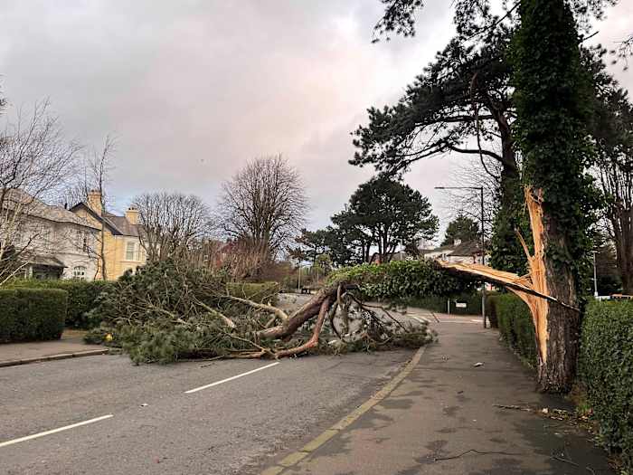 Record-breaking winds from a fierce storm cause power outages in ...