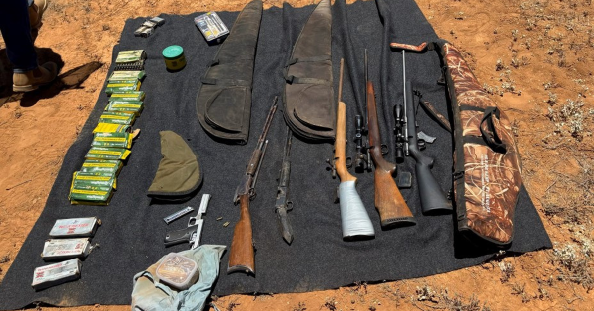 Weapons cache discovered on rural South Australian property ...