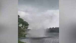 Lightning Strike Causes House Fire in Waterford Lakes; Neighbor Films ...