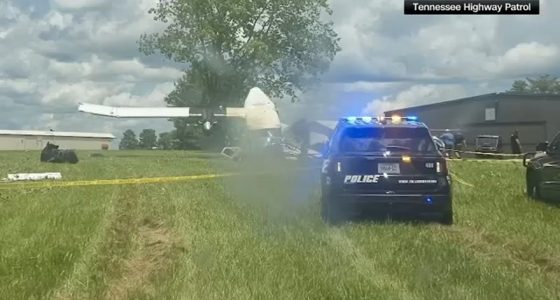 A skydiving plane carrying 20 individuals crashes in Tullahoma ...