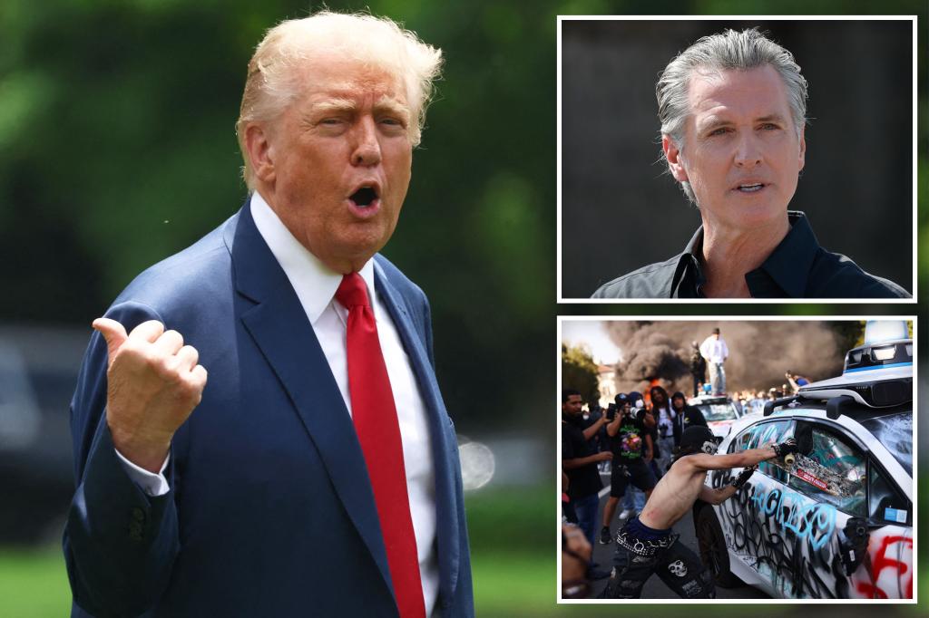 Trump Challenges Gavin Newsom: 'I'd Arrest Him' After Governor's ...