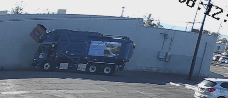 Shocking Footage Captures Man in Dumpster Emptied into Garbage Truck ...