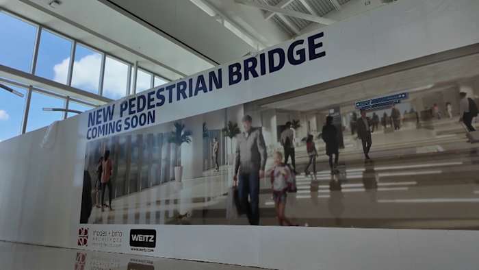 Delay in Orlando Airport's New Pedestrian Bridge Due to Ongoing ...