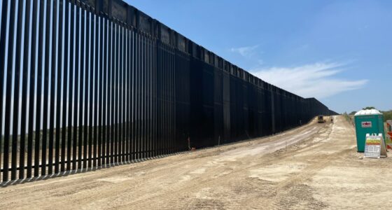 WATCH: Exclusive preview of the new border wall construction in rural ...