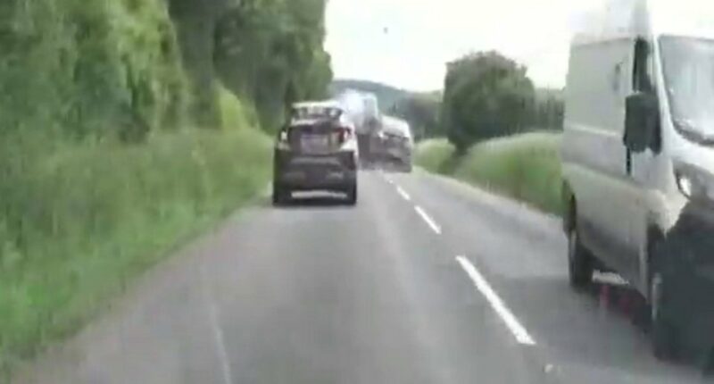 Shocking High-Speed Police Chase Ends with Driver Causing Two Cars to ...