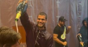 Carlos Alcaraz Celebrates with Models at Elite NYC Supper Club ...