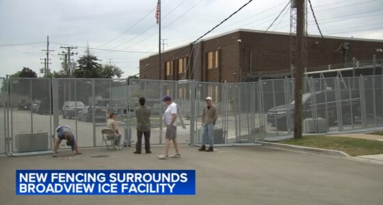 ICE Chicago's Operation Midway Blitz: Protective Barriers Erected at ...