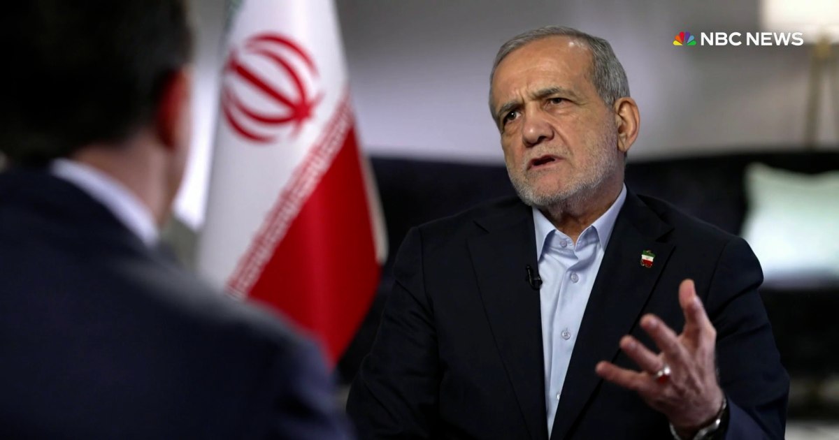 Iranian Leader Masoud Pezeshkian Warns Trump's Actions Could Ignite the ...