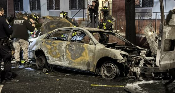 Seven Injured as Car Erupts in Fiery Explosion on New York City Street ...