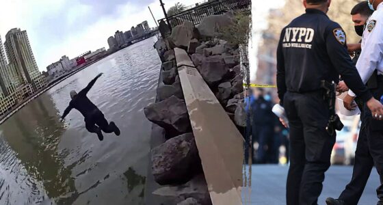 Heroic NYPD Officer Bravely Rescues Teen from Icy Waters ...