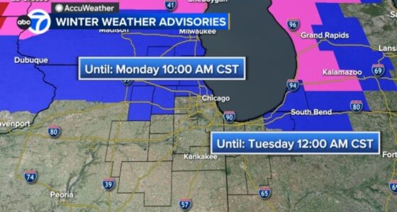 Brace for Impact: Chicago Faces Strong Winds and Light Snow This Monday ...