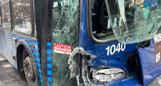 Shocking Footage Captures Runaway MTA Bus Colliding with Vehicles in ...