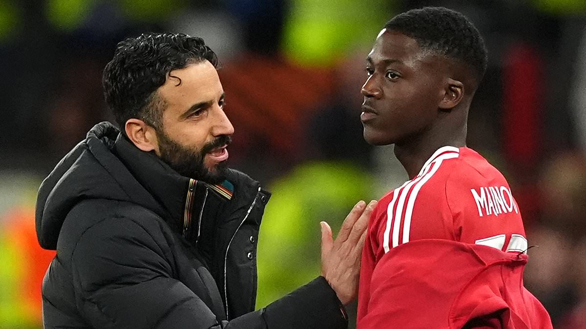 Kobbie Mainoo Celebrates as Ruben Amorim's Departure Divides Team: Key ...