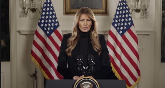 Melania Trump's Tech Speech Disrupted by 32-Second Audio Glitch ...