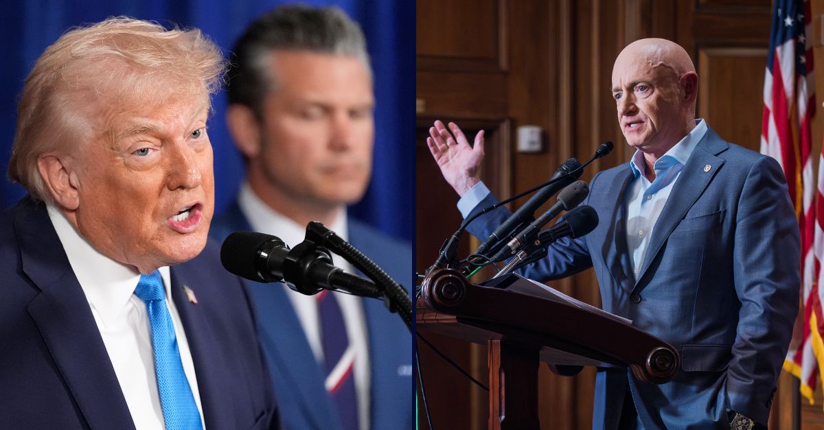 Sen. Mark Kelly Files Lawsuit Against Trump and Hegseth Over 'Traitor ...