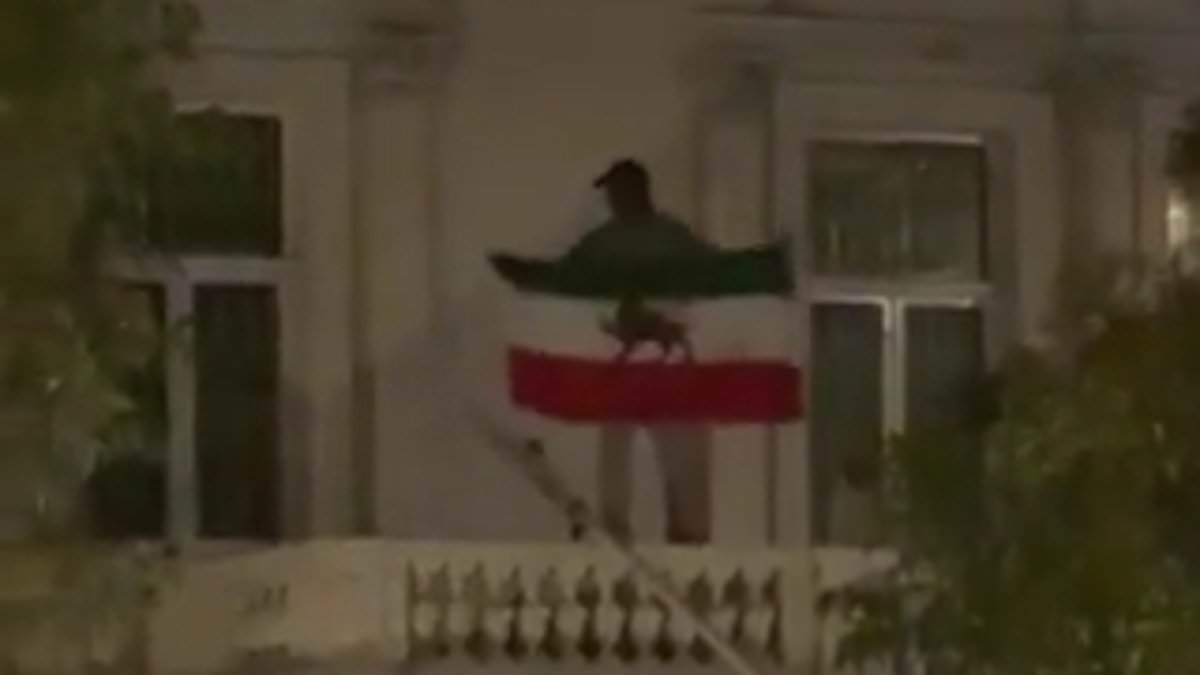 Clashes Erupt Outside Iran's London Embassy, Resulting in Police ...