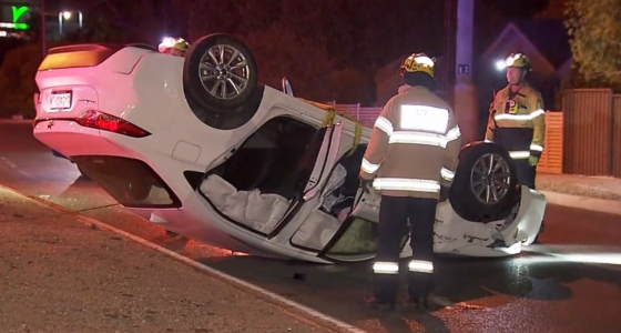 Adelaide Carjacker Miraculously Escapes Unharmed After Flipping Stolen ...