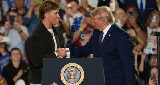 Giants Star's Fiery Response to Jaxson Dart's Trump Event Introduction ...