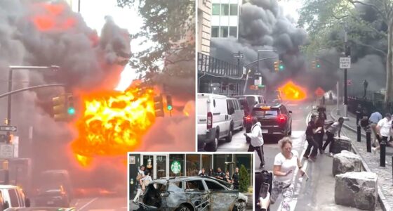 Shocking Explosion Near Wall Street's Iconic Charging Bull Captured on ...