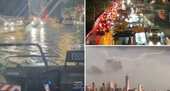 Flash Floods Submerge Vehicles Across New York City: Urgent Safety ...