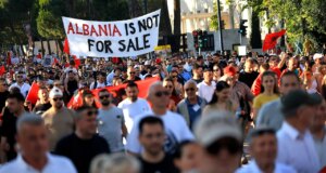 Albanian Protesters Fill Streets Calling for Prime Minister’s ...