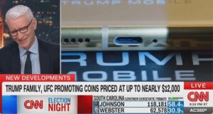 Anderson Cooper Amused by Trump-Branded Merchandise on Live CNN ...