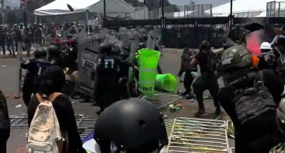 Tensions Flare Outside Mexico City Stadium Amid World Cup Event ...