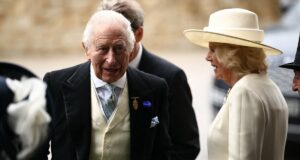 Royal Arrival by Air: King Charles and Queen Camilla's Swift Epsom ...