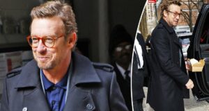 Simon Baker Turns Heads with Chic Style After Appearing on Kelly and ...